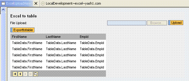 Uploading Excel Files Using Webdynpro