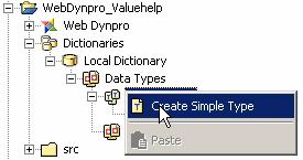 Inserting a Simple Value Selector (SAP Library - Using Java)